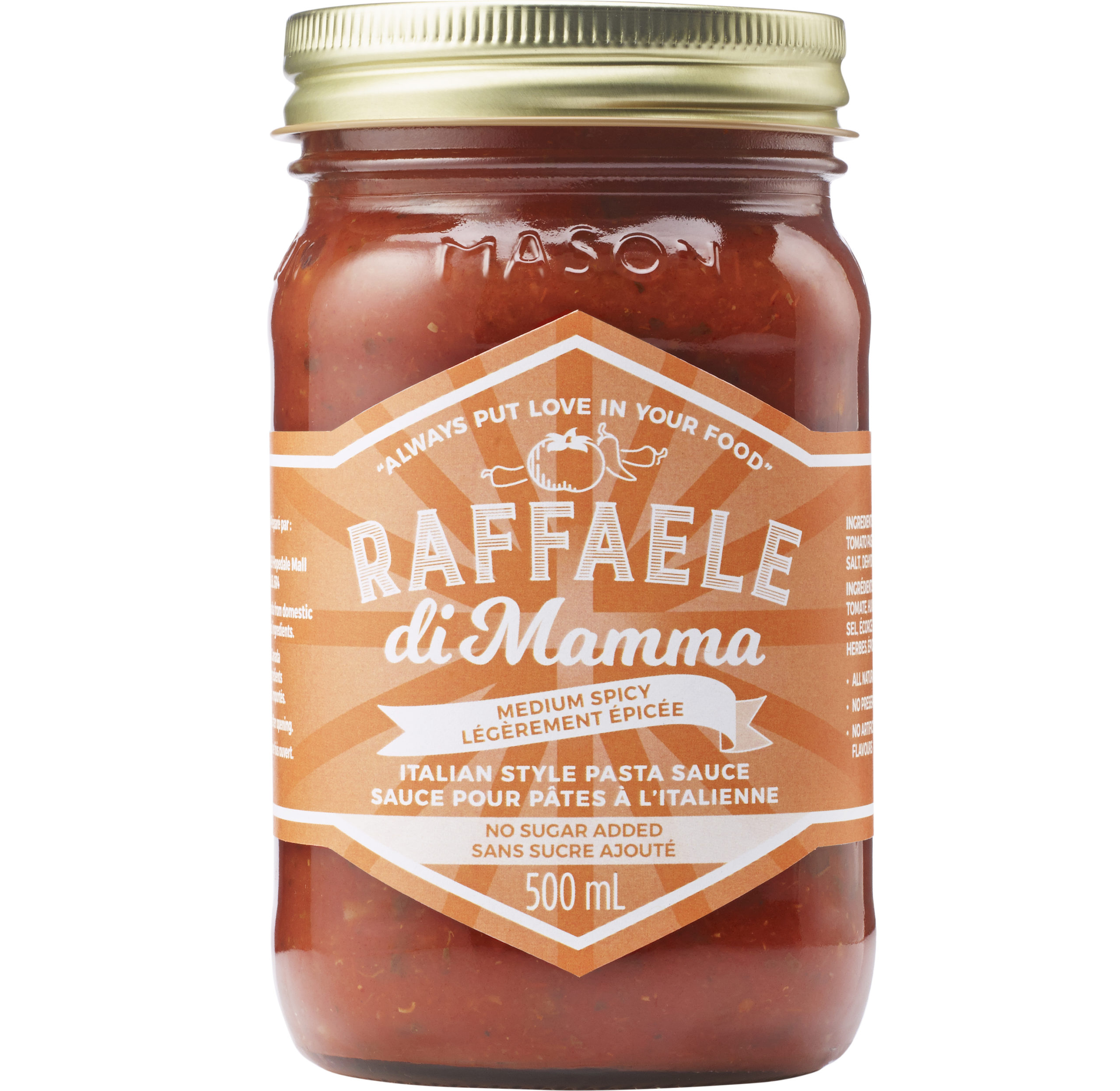 Medium Spicy – 500mL – Raffaele Corporation